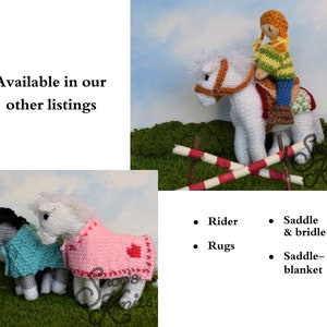 Horse Pony Knitting Pattern Snoo's Knits - Pattern Only - Etsy