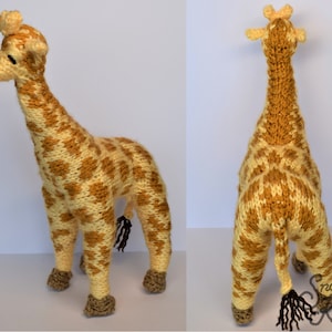 Giraffe Knitting Pattern Snoo's Knits – Pattern Only - Etsy