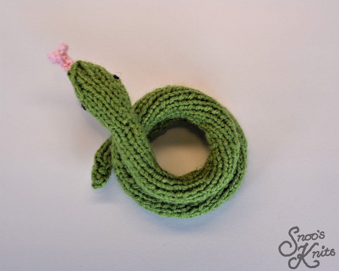 Basic Snakes Knitting Pattern Snoo's Knits Pattern Only - Etsy