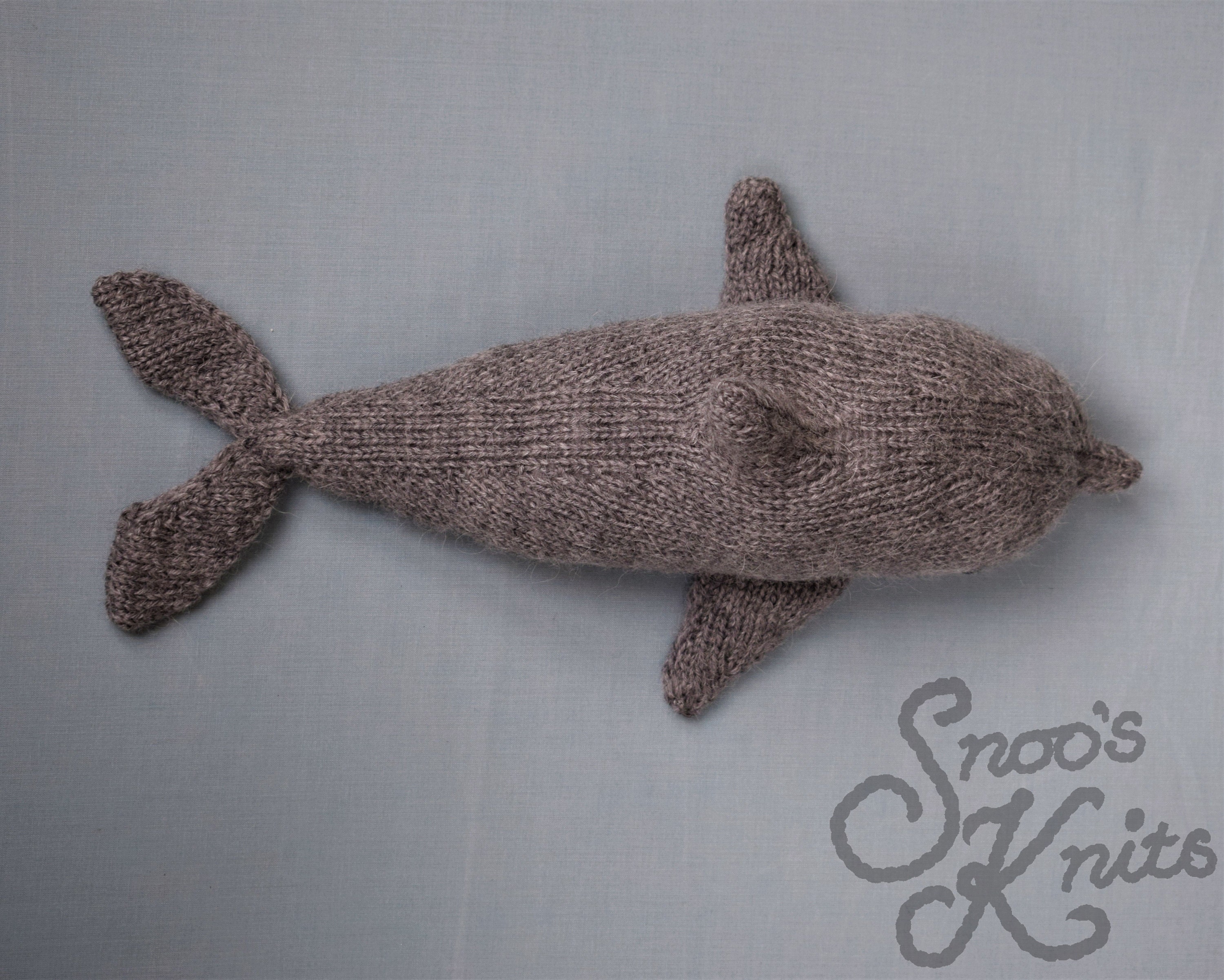 Dolphin Knitting Pattern Snoo's Knits – Pattern Only - Etsy