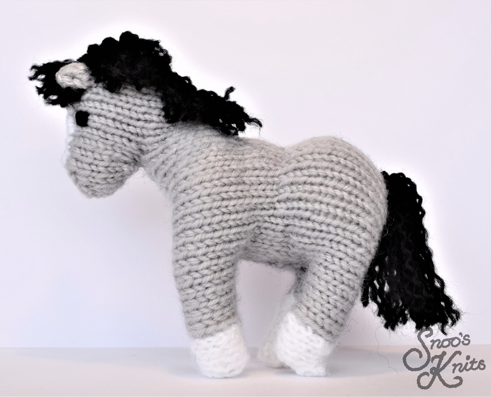 Horse Pony Knitting Pattern Snoo's Knits Pattern Only | Etsy
