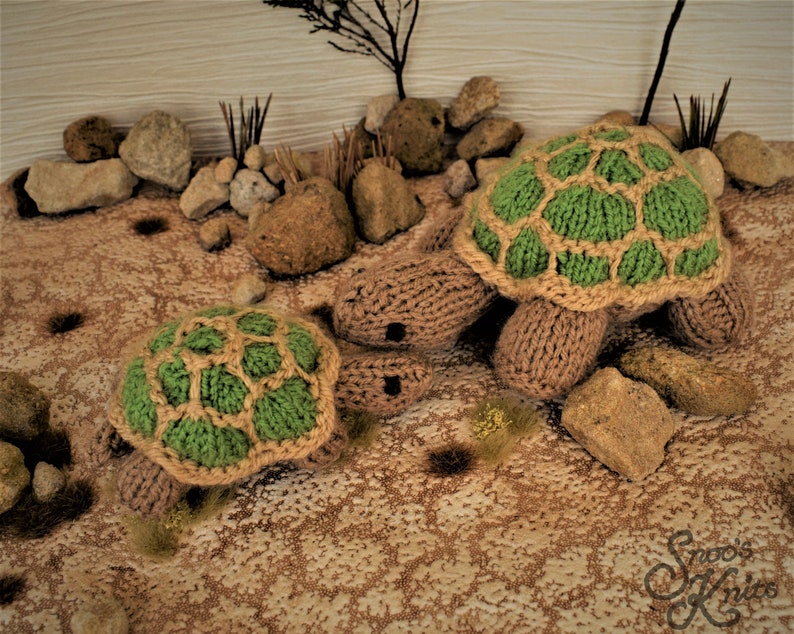 Three Tortoises Knitting Pattern Snoo's Knits Pattern - Etsy UK