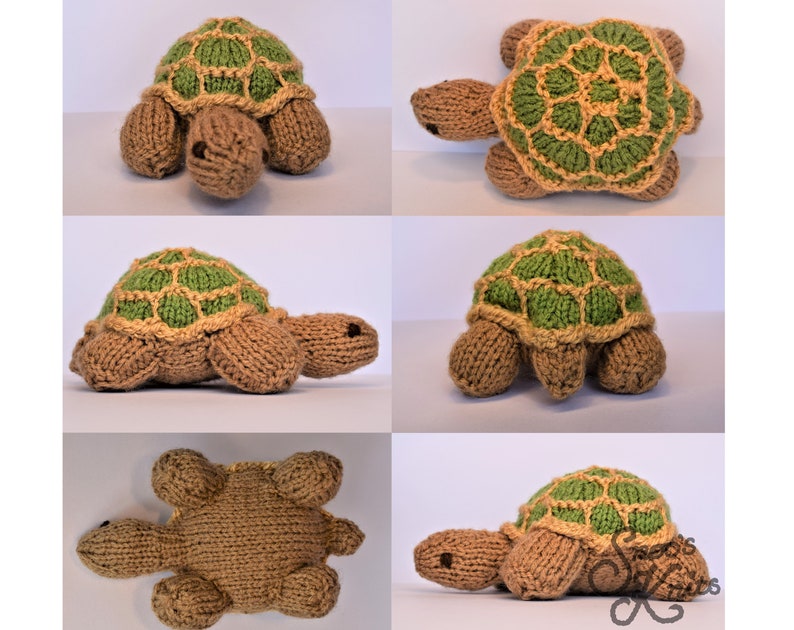 Three Tortoises Knitting Pattern Snoo's Knits Pattern - Etsy UK