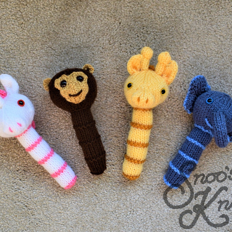 Knitted Rattle - Etsy