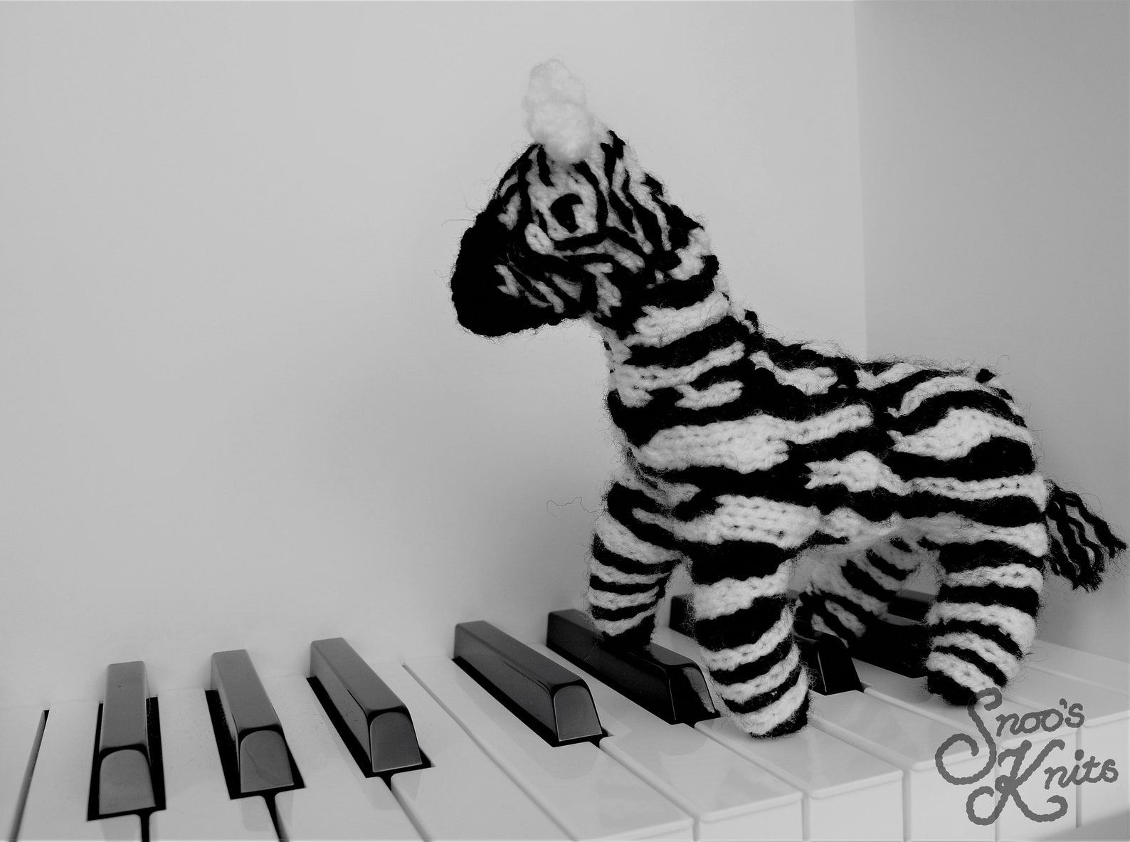 Zebra Knitting Pattern Snoo's Knits Pattern Only - Etsy