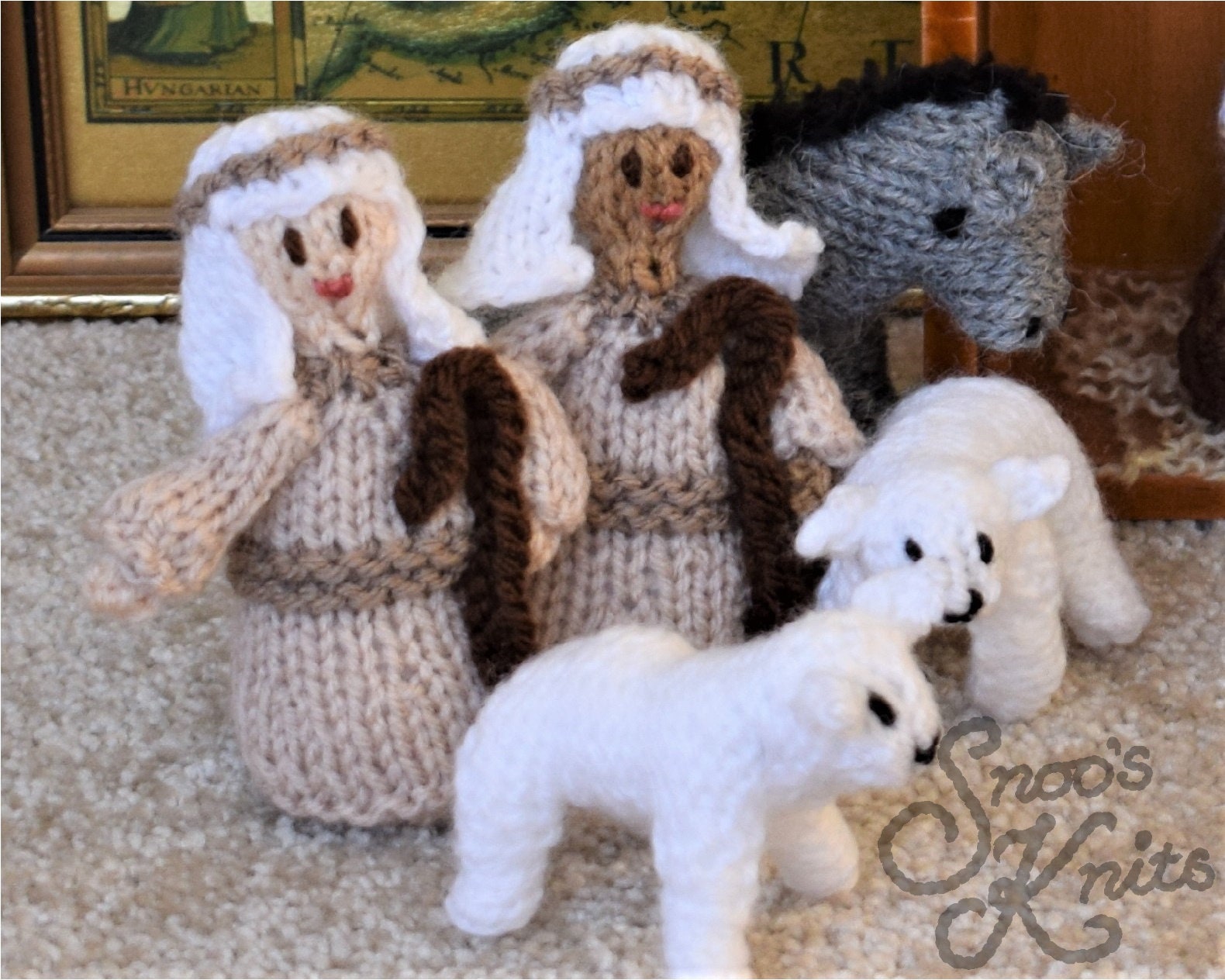 Christmas Nativity Stable Crib Scene Knitting Pattern - Etsy