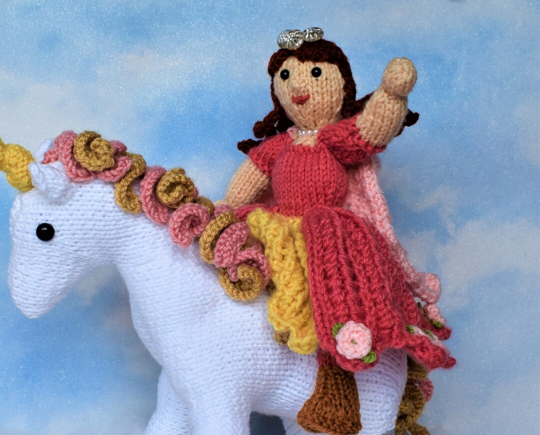Princess Doll Knitting Pattern Snoo's Knits – Pattern Only - Etsy