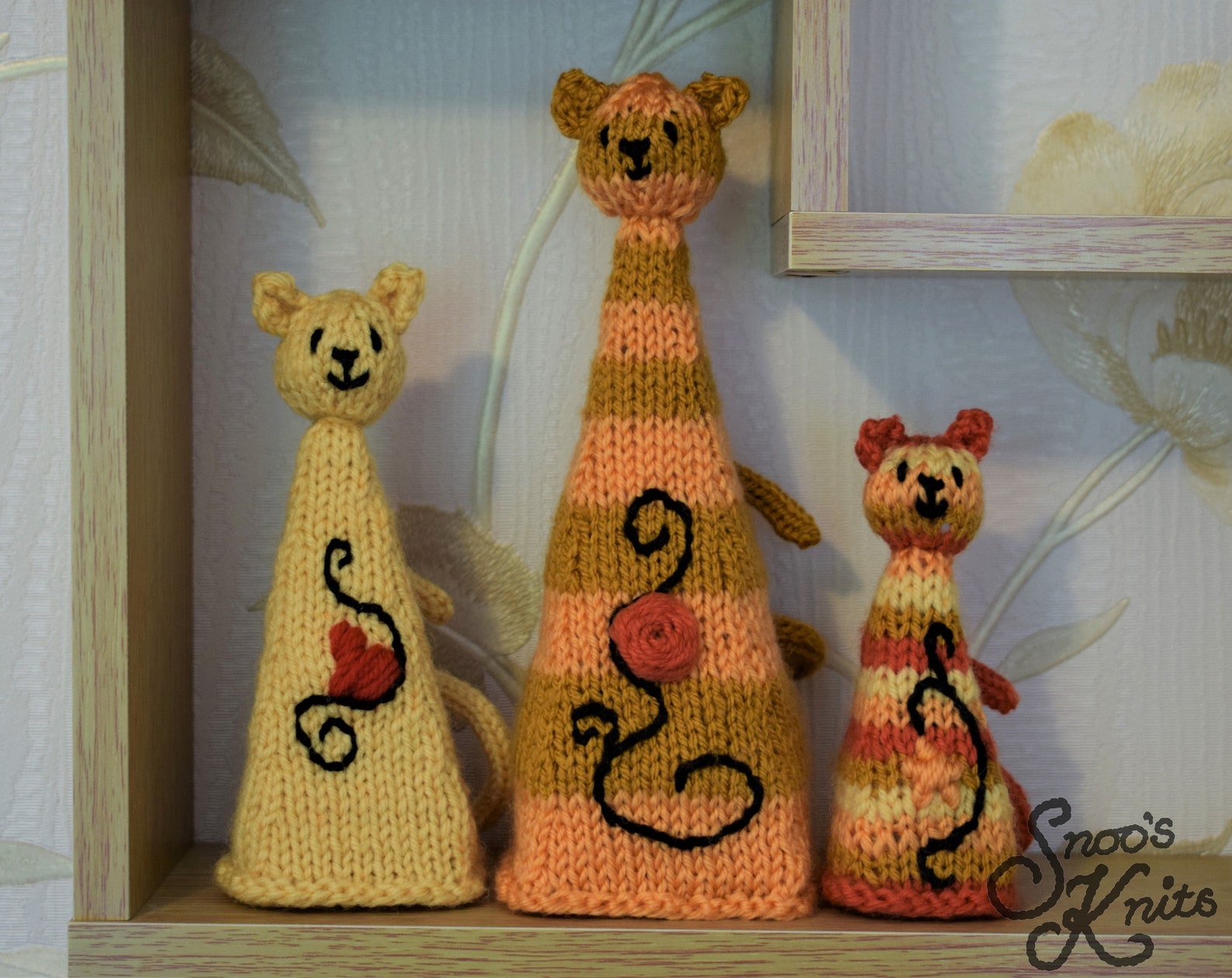 Quirky Cats Knitting Pattern Pattern Only - Etsy