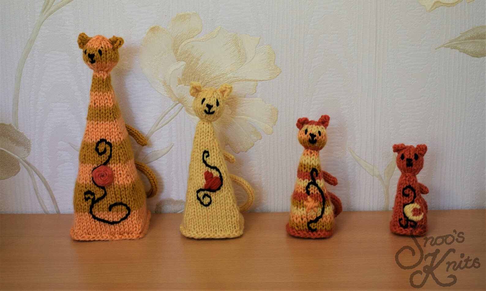 Quirky Cats Knitting Pattern – Pattern Only - Etsy