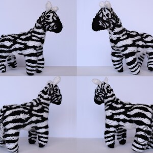 Zebra Knitting Pattern Snoo's Knits – Pattern Only - Etsy
