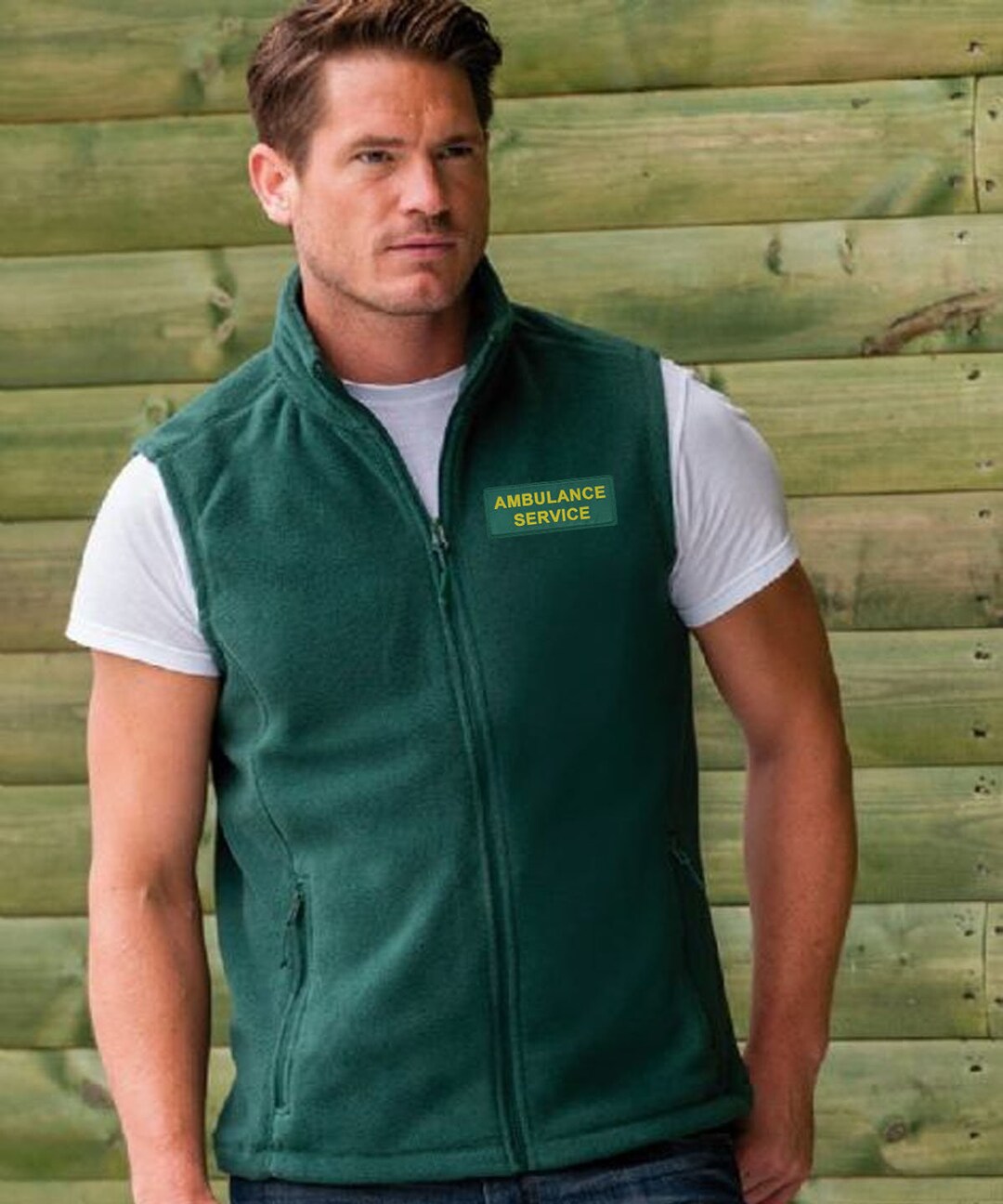 Ambulance Service Woven Badge / Patch - Fleece Gilet /body Warmer Sewn ...