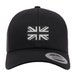 Black and White Union Jack Cap Hat Flexfit Yupoong Camouflage - Etsy