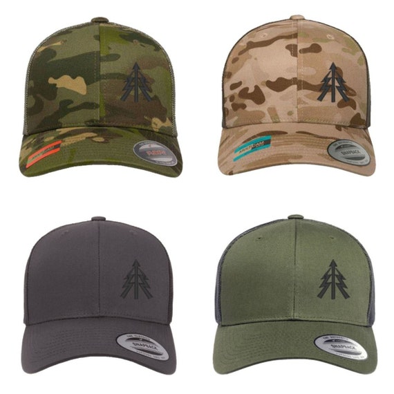 RECCE Tree MAP Symbole Casquette brodée Chapeau Flexfit - Etsy France