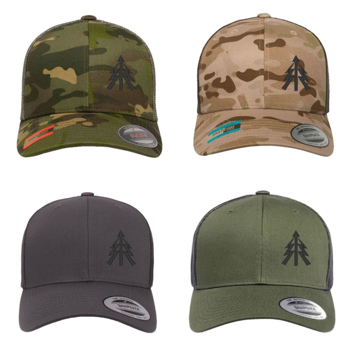 RECCE Tree MAP Symbol Embroidered Cap Hat Flexfit Yupoong - Etsy