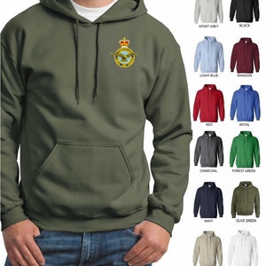 RAF Badge Embroidered T-shirt Hoodie Polo Sweatshirt Royal Air Force - Etsy