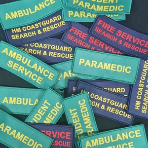 Fire Service Search & Rescue Woven Patch / Identification Badge - Woven ...