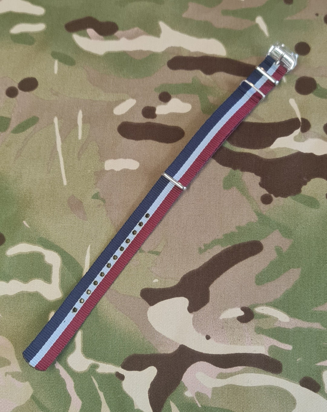 G10 NATO Military Regimental Universal Webbing Watch Strap - 18mm - RAF ...