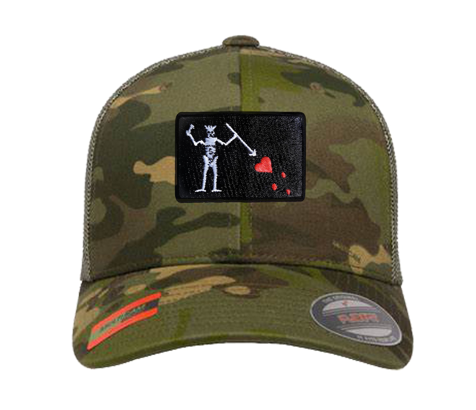 Velcro Patch Blackbeard Flag Baseball SNAPBACK CAP HAT - Etsy