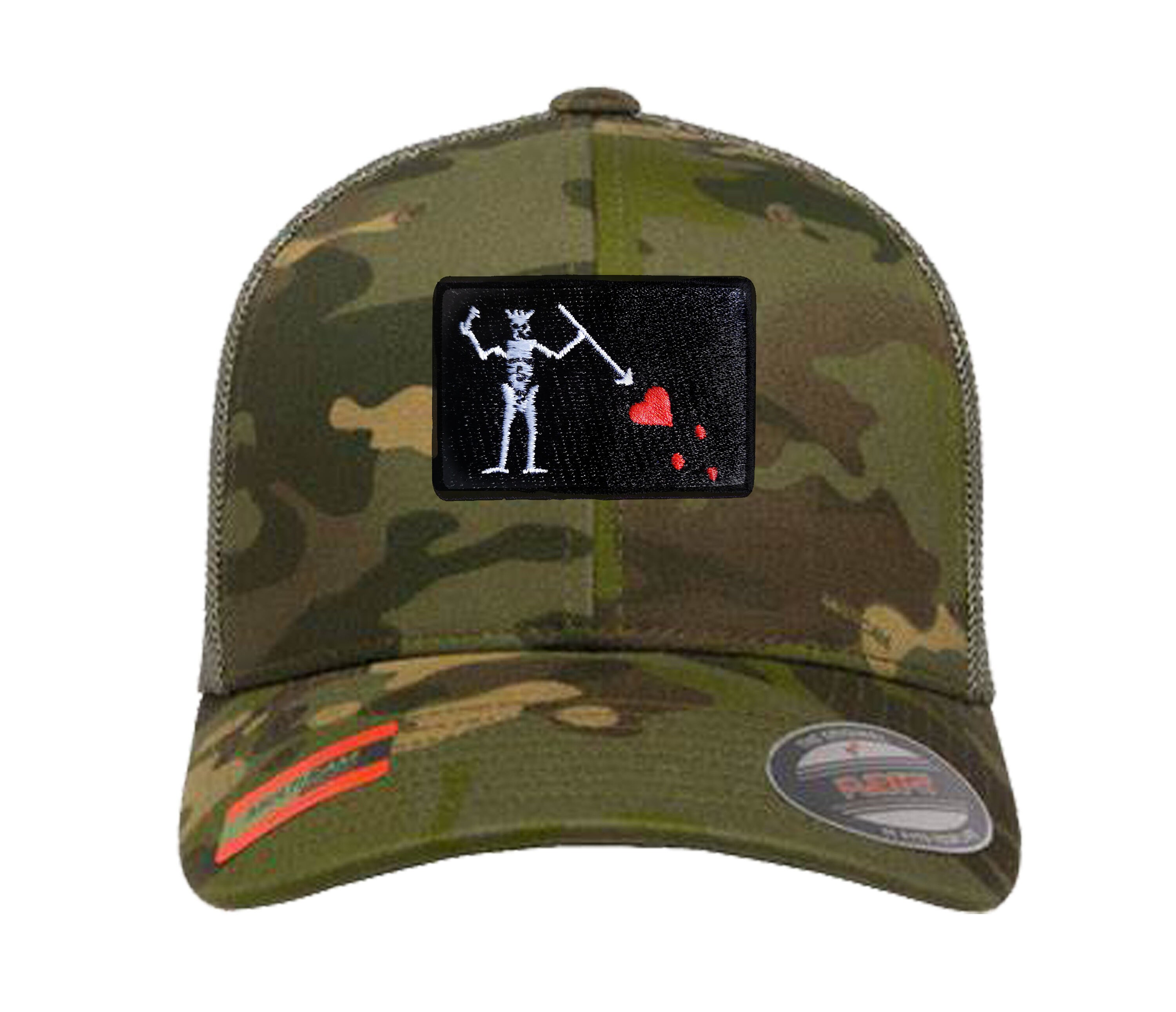 Velcro Patch Blackbeard Flag Baseball SNAPBACK CAP HAT - Etsy