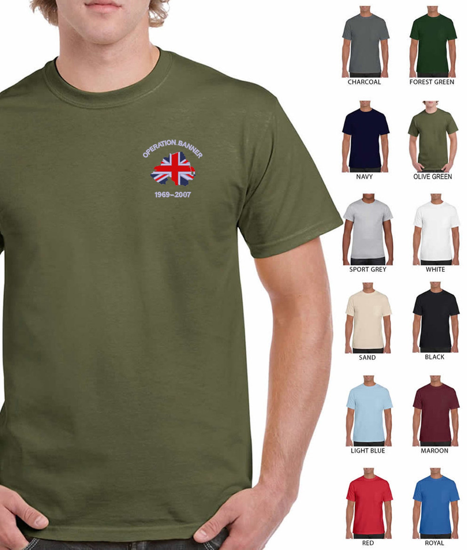 Operation Banner 1969-2007 Embroidered RUC UDR Op Banner - Etsy