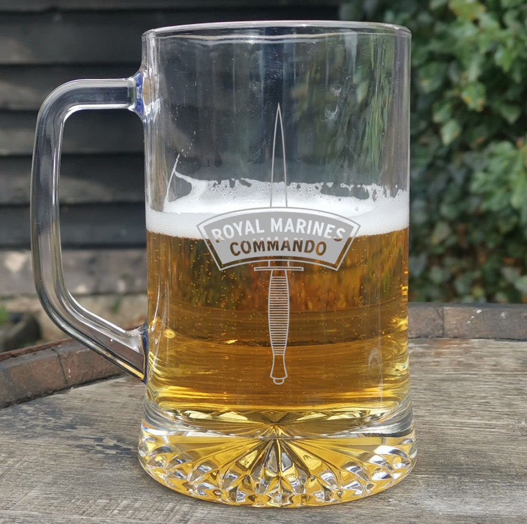 RM Do Royal Marines Commando Dagger Beer Pint Glass Tankard - Etsy