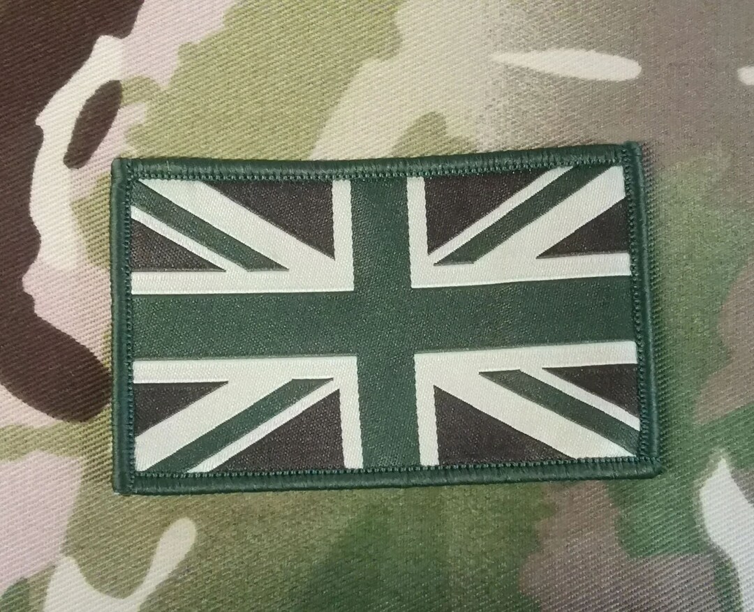 British Flag Woven Badge Patch 50mm X 80mm Union Jack Flag / Union Flag ...