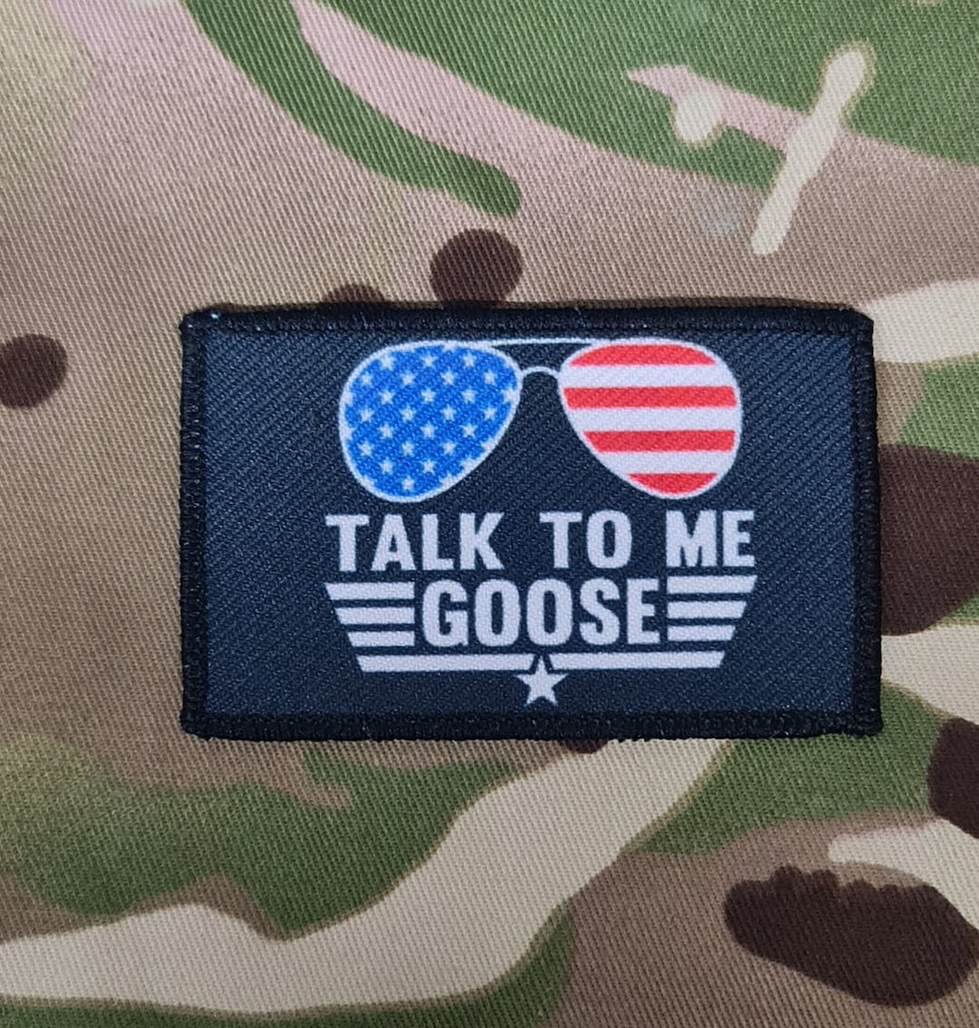 50mm X 80mm Patch Badge - Talk to Me Goose - Morale Patch - Tacti-cool ...