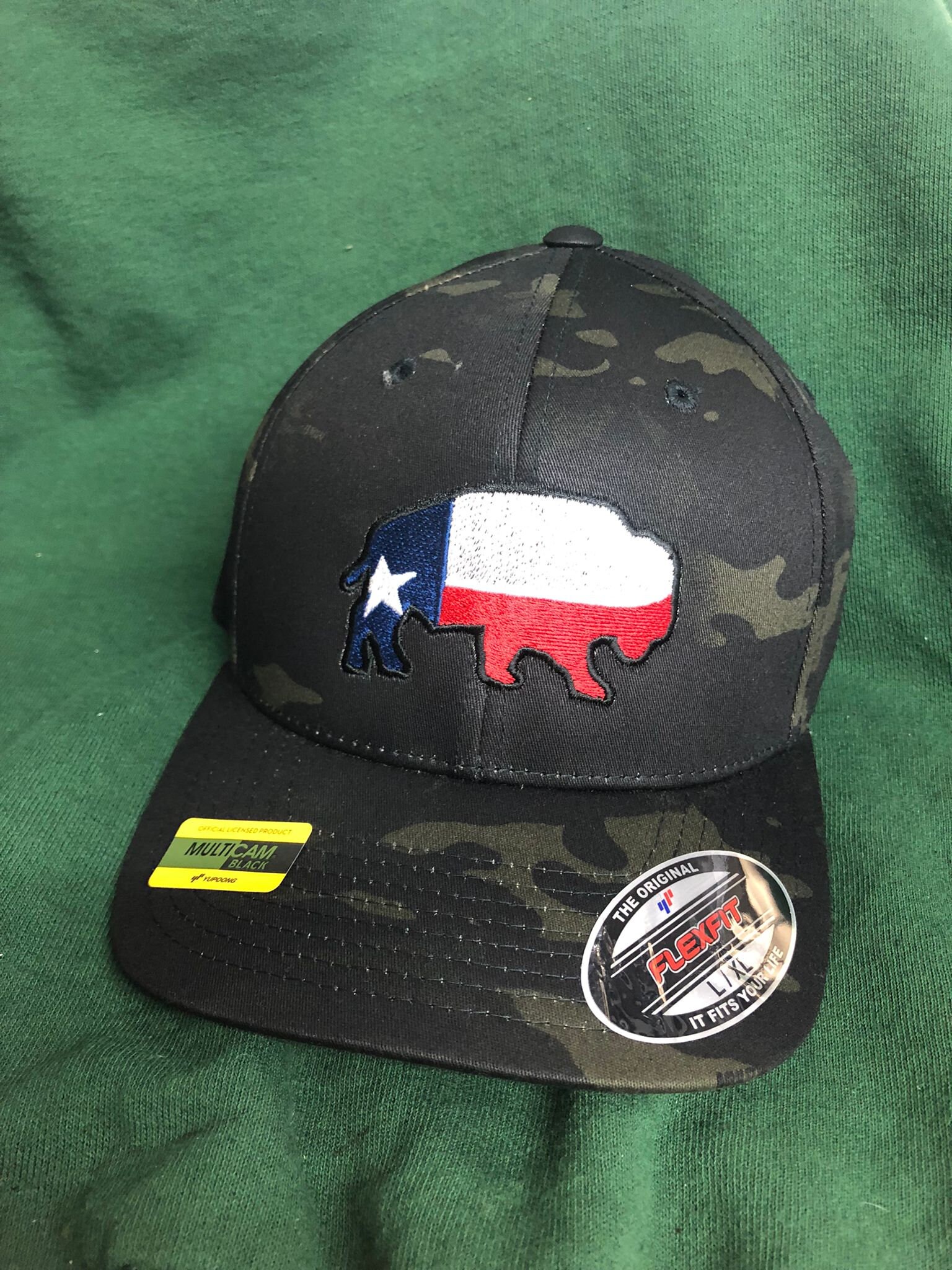 TEXAS Flag BUFFALO Cap Hat Flexfit yupoong Camuflaje snapback - Etsy España