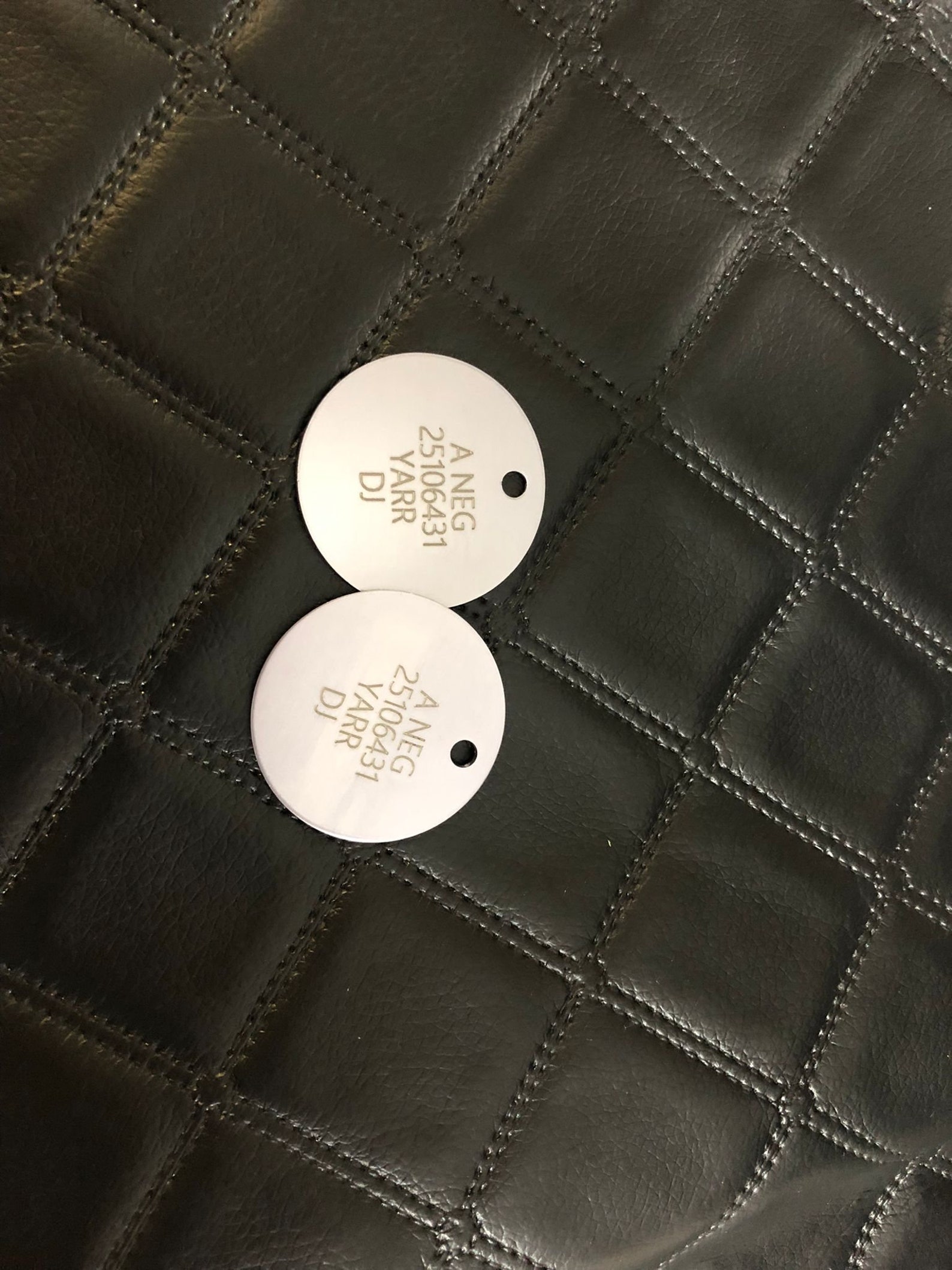 Engraved Current British Army Identification ID Dog Tags 2 0r - Etsy UK