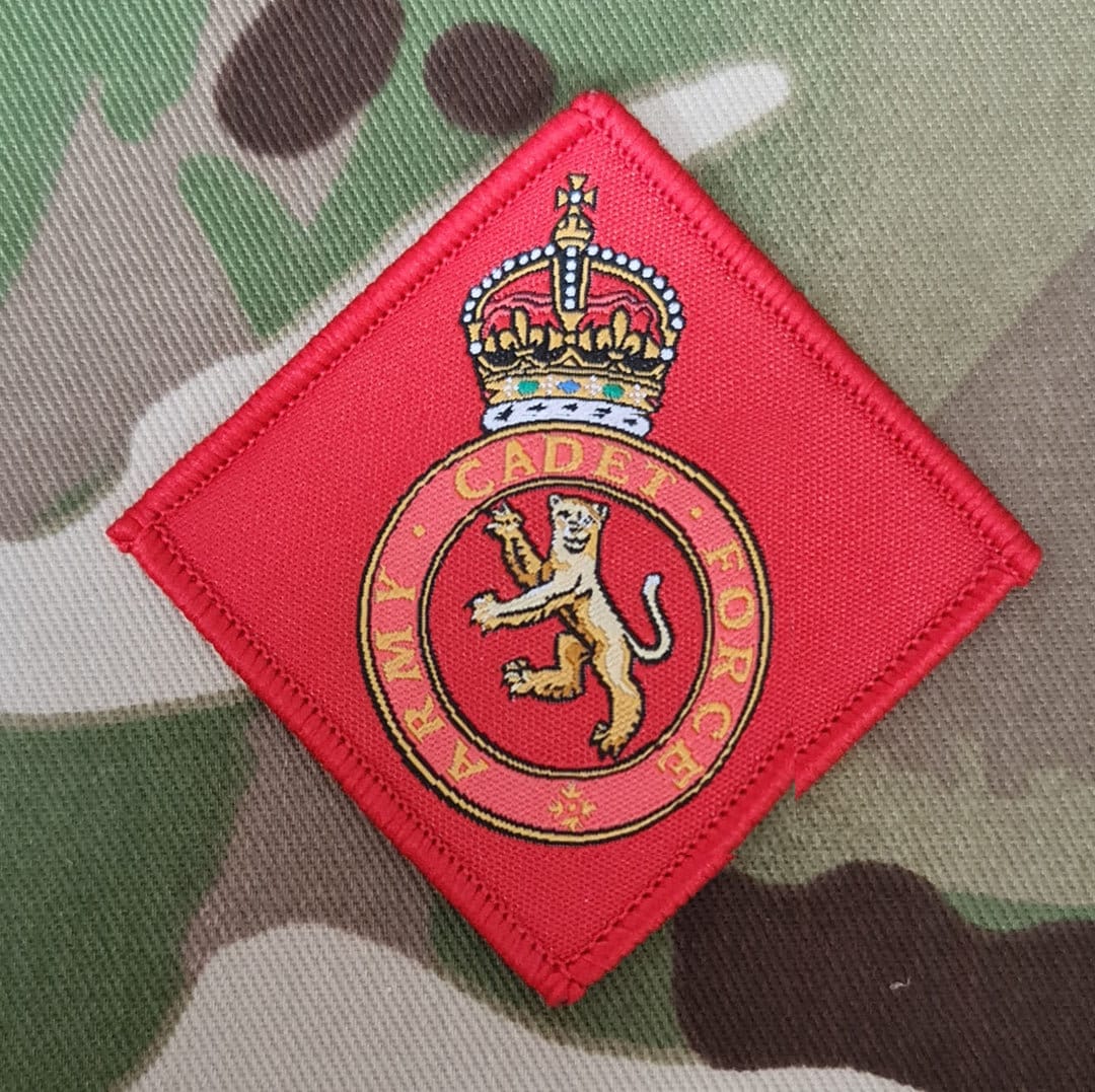 Army Cadet Force / ACF / Woven Patch / Badge - New Kings Crown Cr3 ...