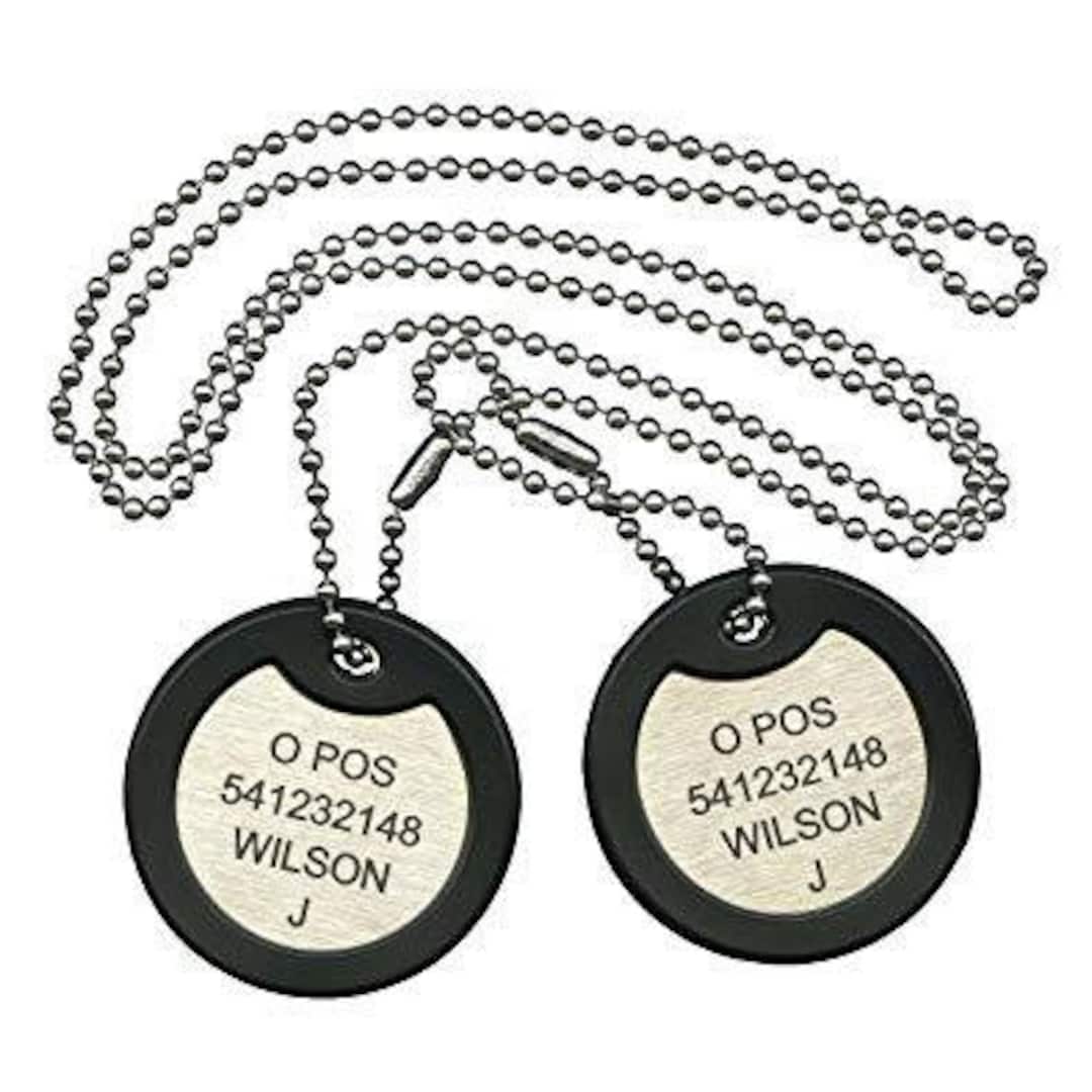 Engraved Current British Army Identification ID Dog Tags 2 0r - Etsy UK