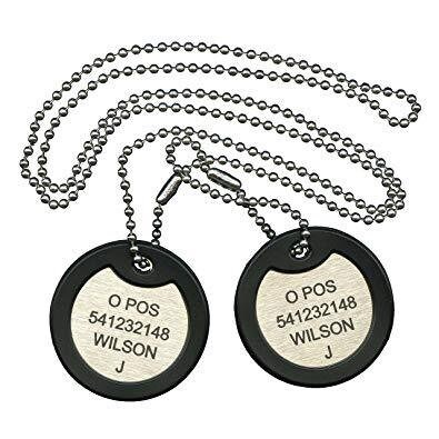 Engraved Current British Army Identification ID Dog Tags 2 0r - Etsy UK