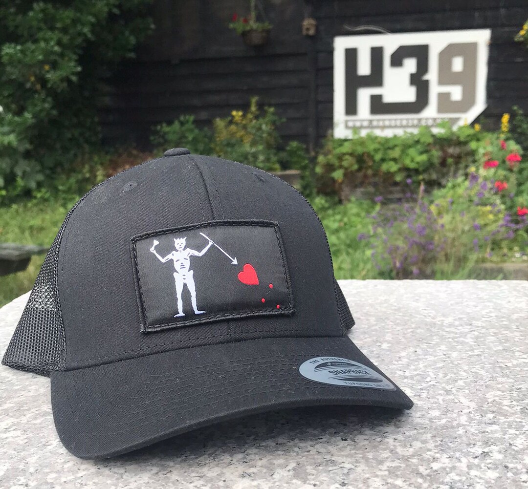 Blackbeard Patch Stitched Cap Hat Flexfit Yupoong Multicam Camouflage Classic Trucker Style ...