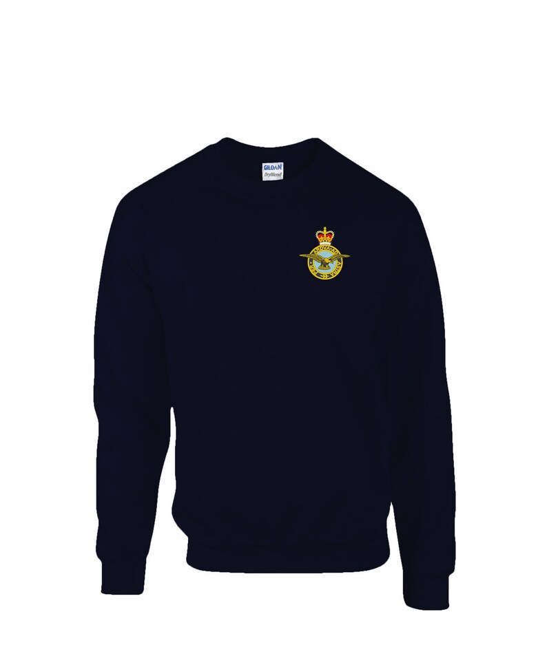 Embroidered Uk Royal Air Force Raf Crest British Logo Motif | Etsy