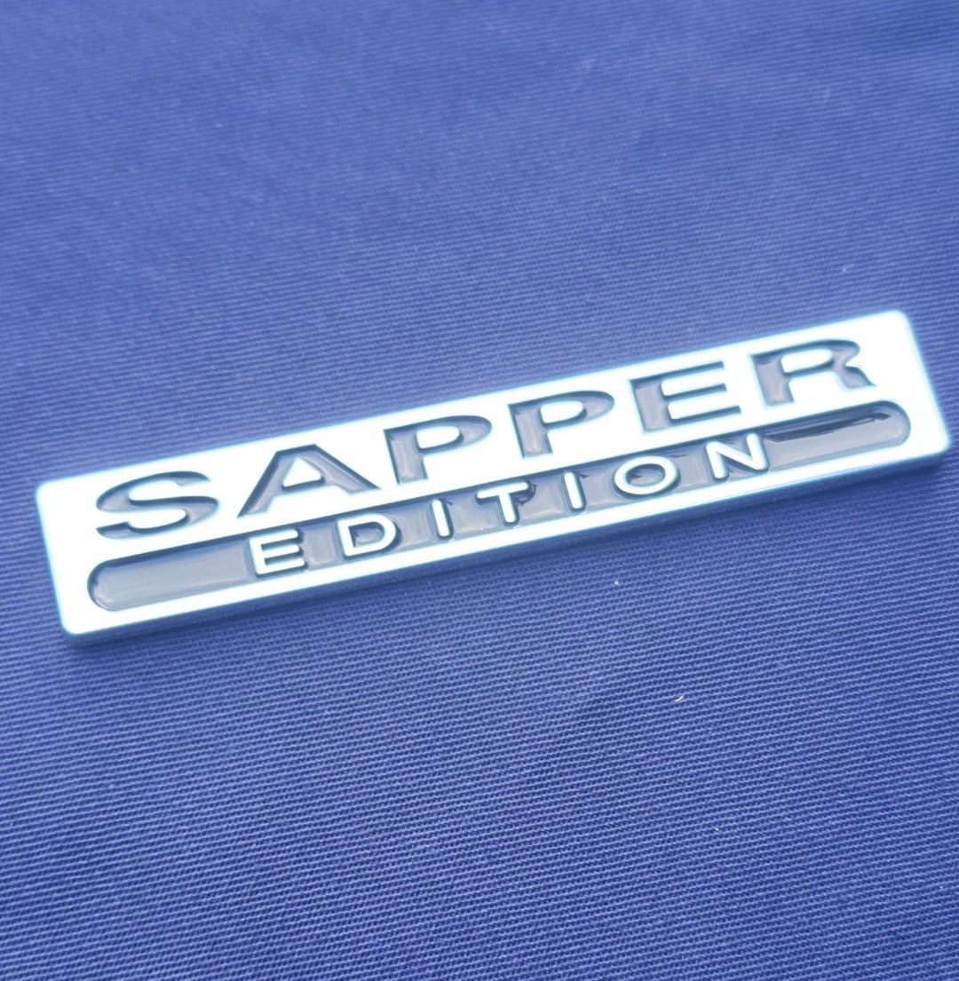 Sapper Special Edition - Chrome ABS 3D Automobile / Car / Truck / Decal ...