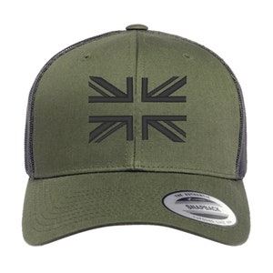 Union Jack Design Cap Hat Flexfit Yupoong Camouflage Snapback Stretch ...