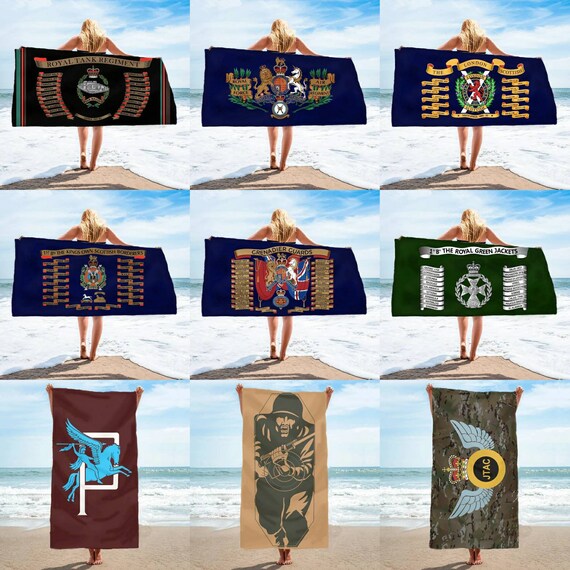Army beach towel store