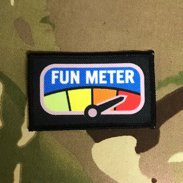 Fun Meter Morale Patch - Etsy