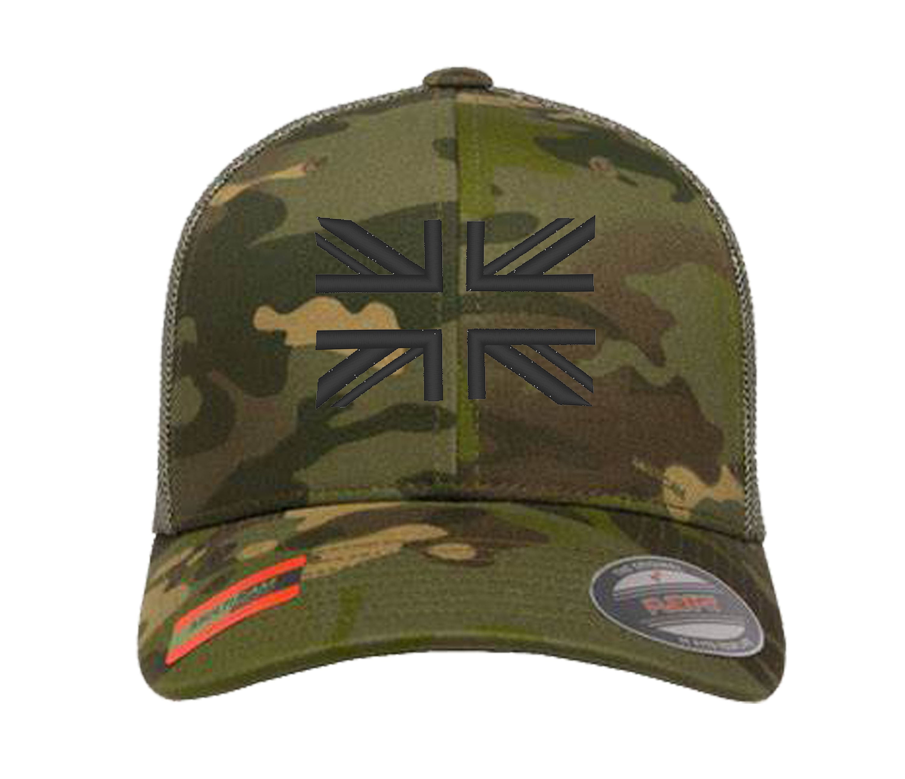 Union Jack design Cap Hat Flexfit yupoong Camouflage snapback | Etsy