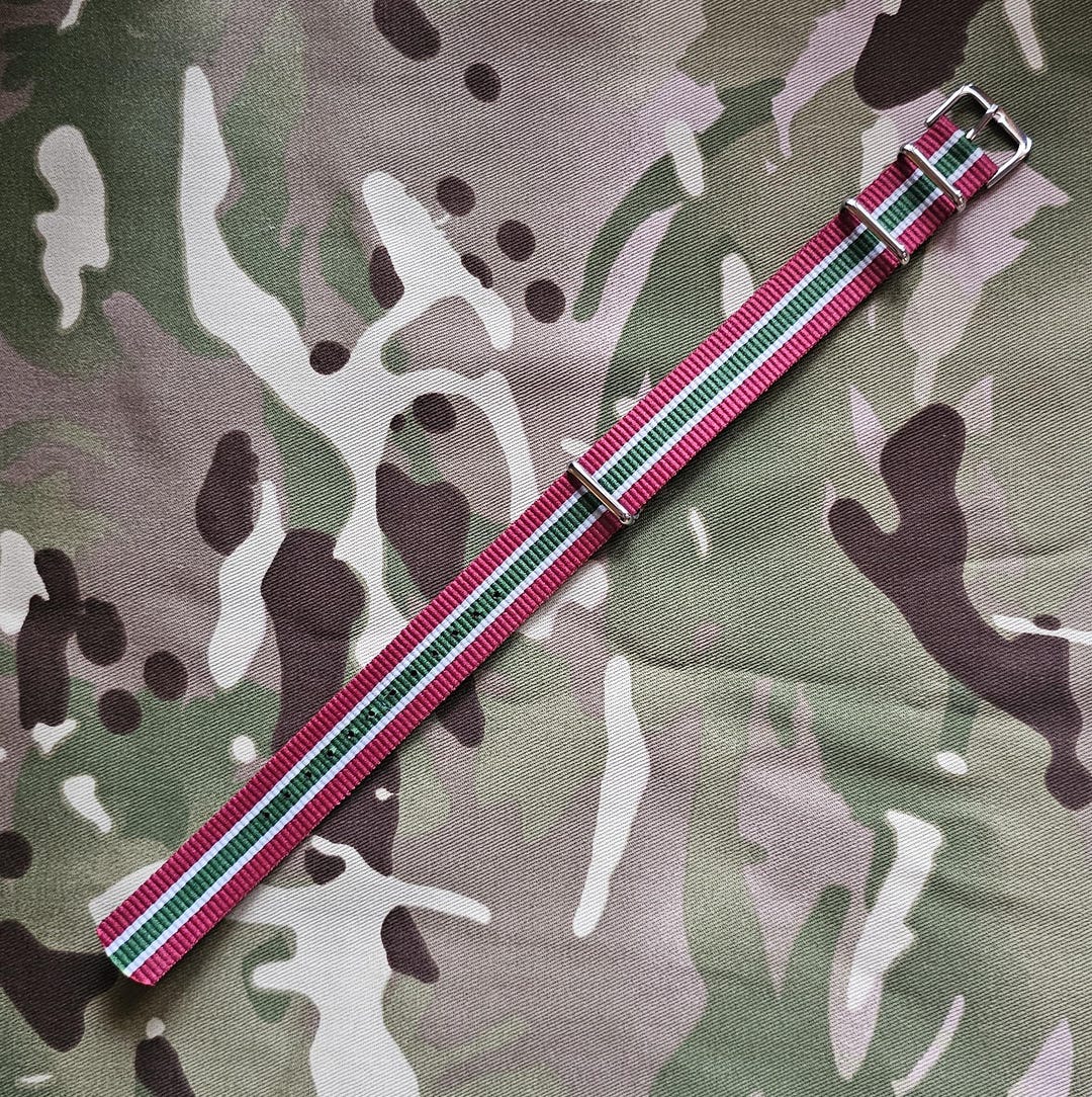 G10 NATO Military Regimental Universal Watch Strap - 18mm Width - Royal ...