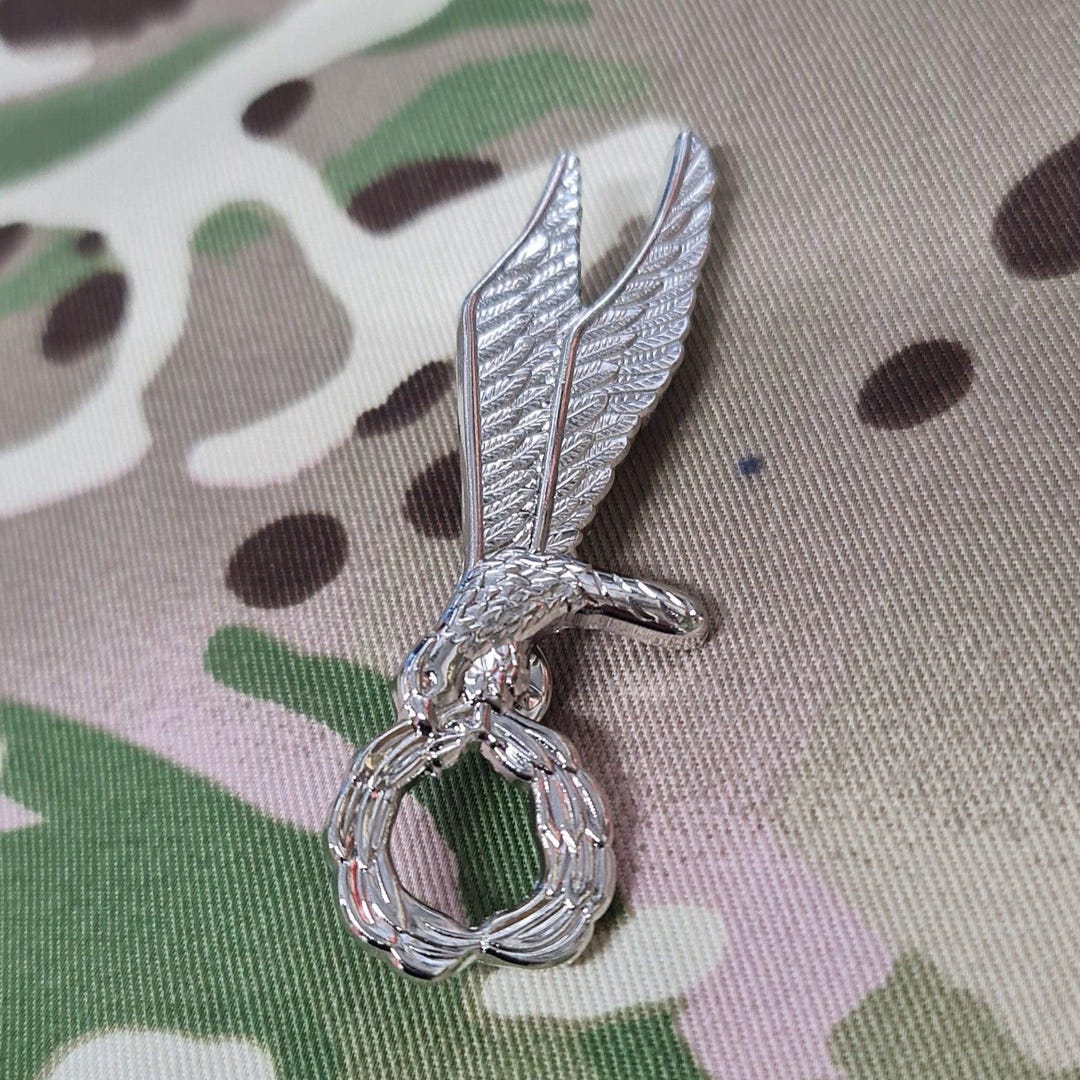 Polish (polska) Parachutist / Paratrooper Parachutist Jump Wings Metal ...
