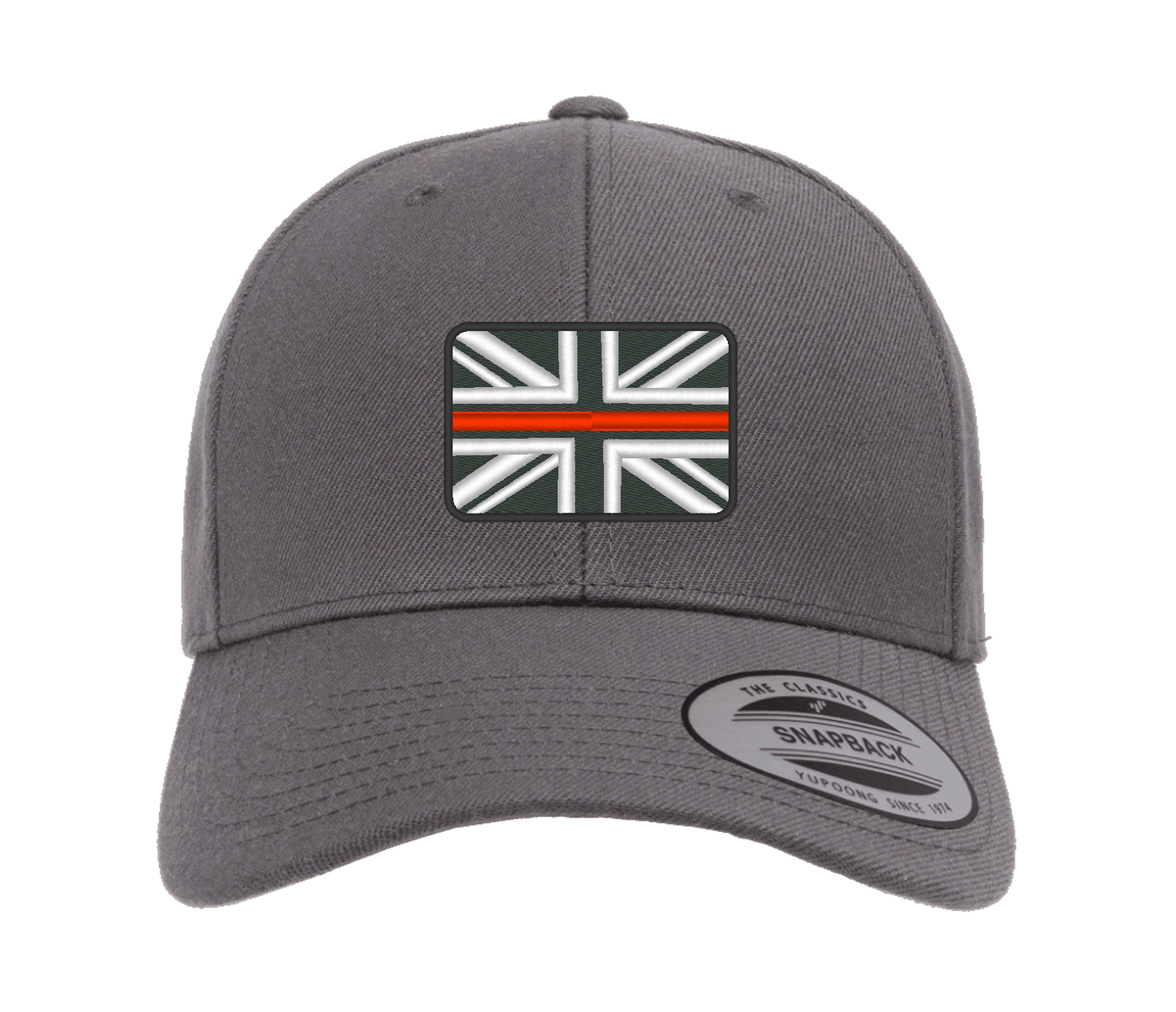 Thin Red Line Fire Service Union Jack Cap Hat Flexfit Yupoong | Etsy
