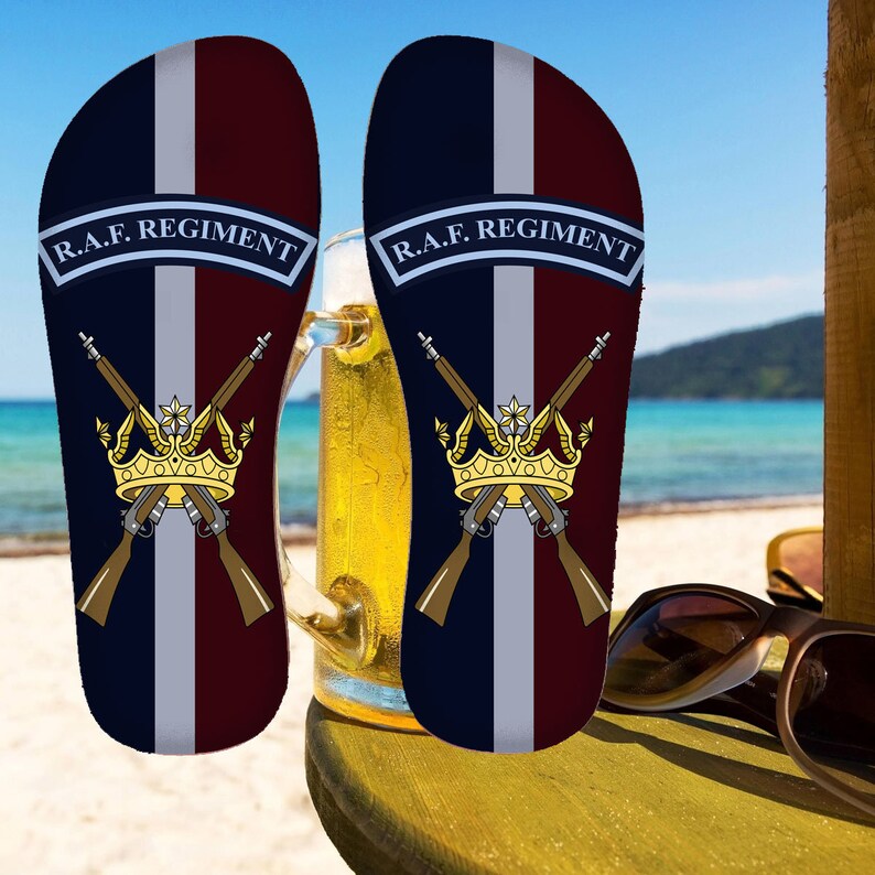 Fully Printed Customised Army Flip Flops sapper Commando - Etsy UK