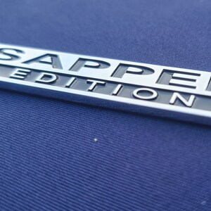 Sapper Special Edition - Chrome ABS 3D Automobile / Car / Truck / Decal ...