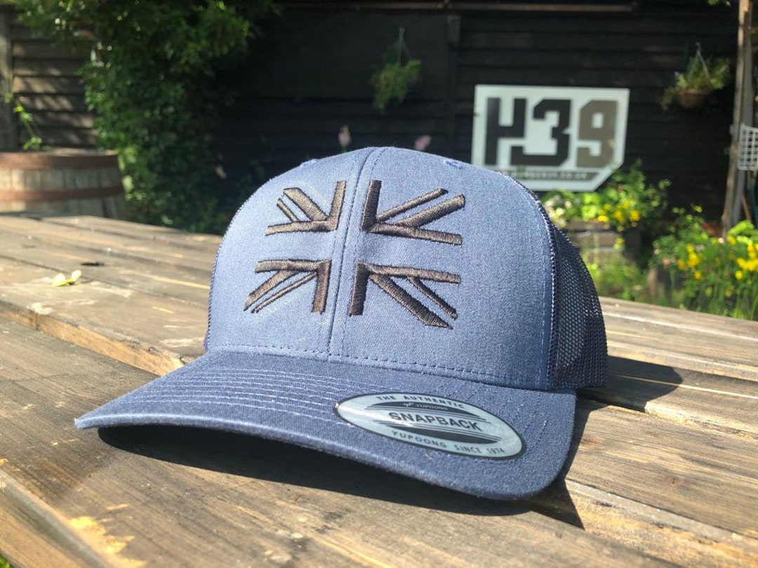 Union Jack Design Cap Hat Flexfit Yupoong Camouflage Snapback Stretch ...