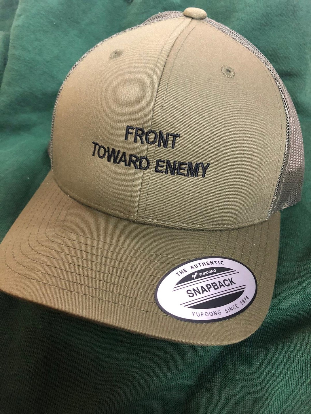 Front Towards Enemy Claymore Mine Design Cap Hat Flexfit Yupoong - Etsy