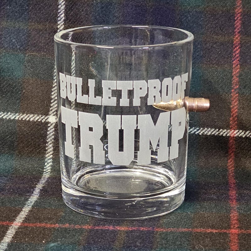 Trump Bulletproof Whiskey Glass - Etsy