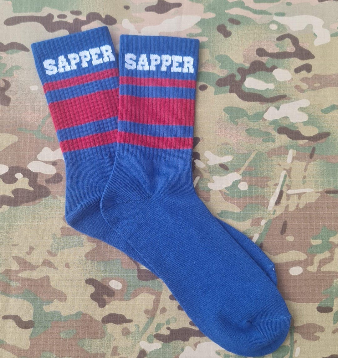 SAPPER Socks - the Corps of Royal Engineer CRE -cotton Crew Sock ...