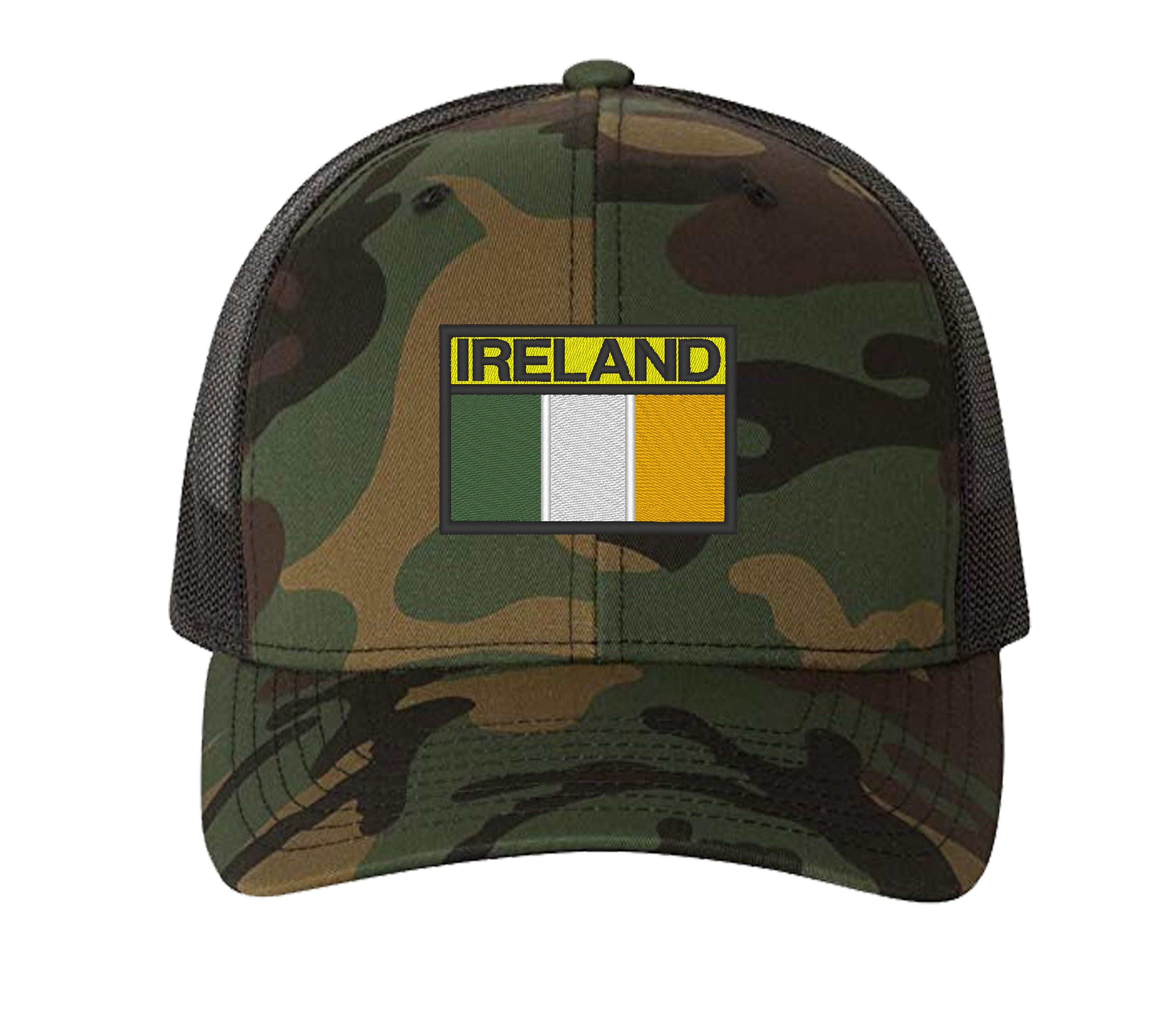 Ireland Flag Irish Cap Hat Flexfit Yupoong Camouflage Snapback - Etsy UK