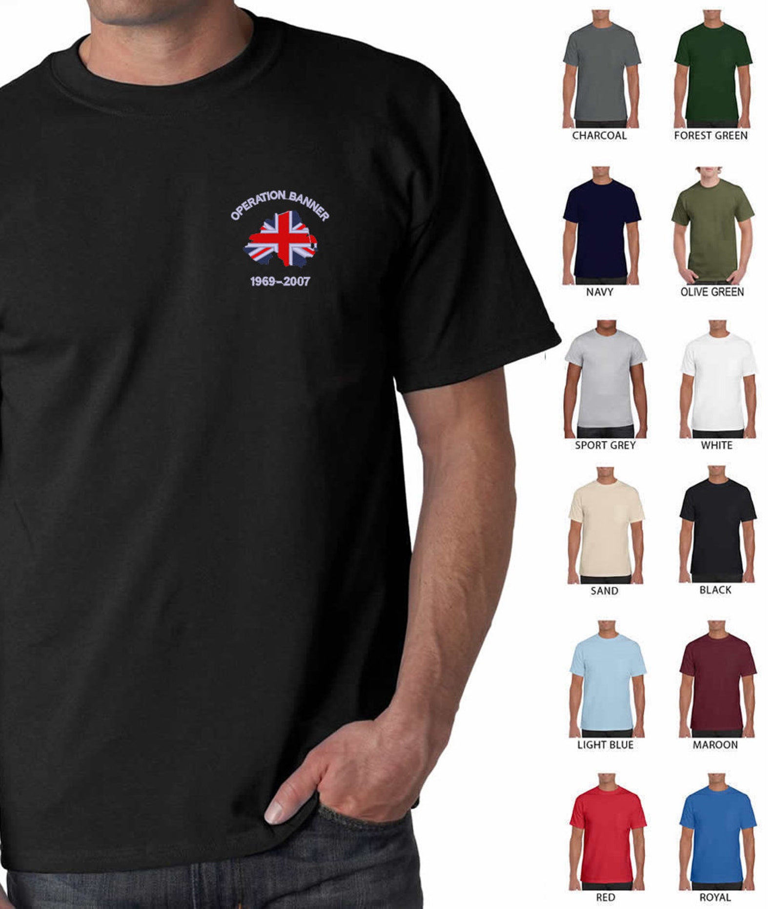 Operation Banner 1969-2007 Embroidered RUC UDR Op Banner - Etsy